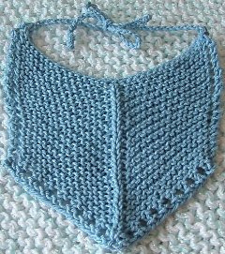Ravelry: Simple Baby Bib pattern by Joan L. Hamer