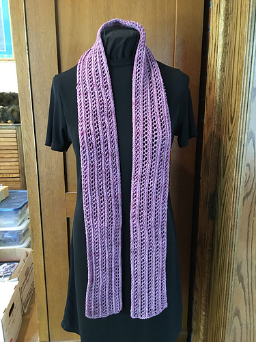 Ravelry: Acceptance - A One-Row Lace Scarf pattern by Myrna A.I. Stahman