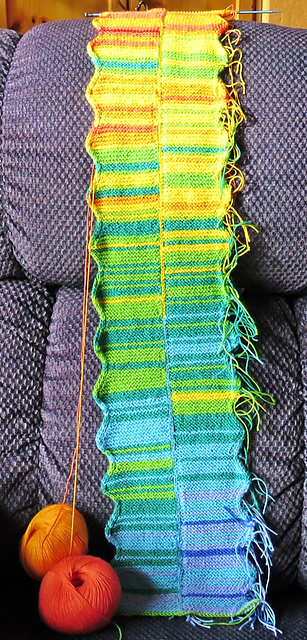 Ravelry: joansgarden's Min-Max Climate Change Scarf