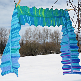 Ravelry: joansgarden's Climate Change Scarf
