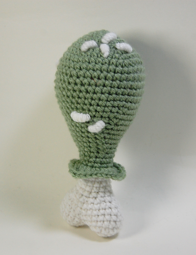 Ravelry: Rotten Drumstick with Maggots pattern by Jody Rhodenizer