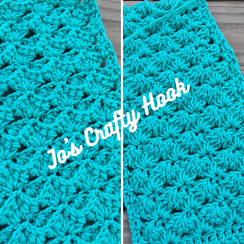 Ravelry: Oyster Shell Scarf pattern by Jo's Crafty Hook
