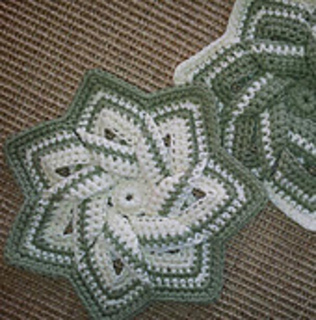 Ravelry: joeni's Crochet Flower Hot Pad