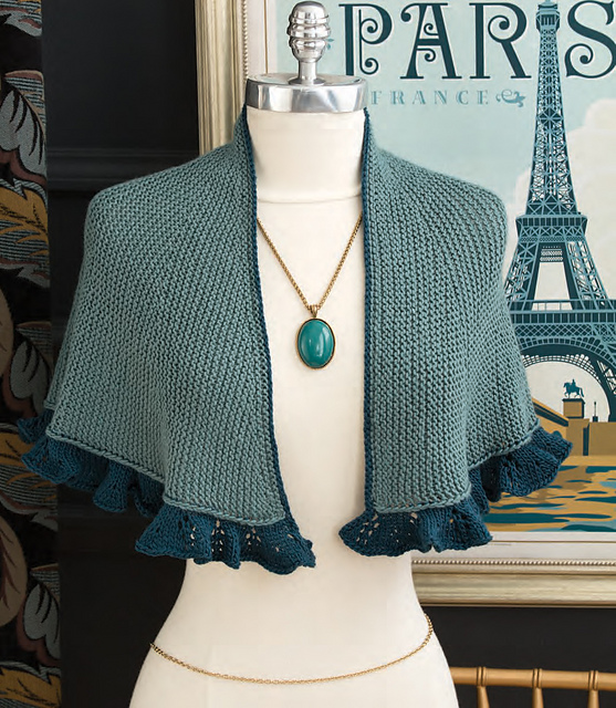 Ravelry: Short Row Ruffled Shawl pattern by Grace Akhrem