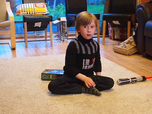 Ravelry: Darth Vader Sweater & Cape pattern by Tigg's Togs