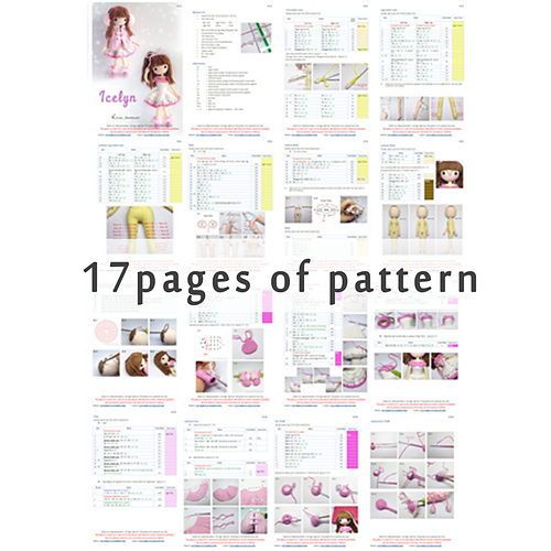 Ravelry: Icelyn Amigurumi Doll pattern by jossa handmade