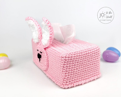 Ravelry: Easter Bunny Tissue Box Cover pattern by Jo Edwards