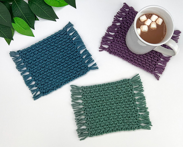 Ravelry: Easy Mug Rug pattern by Jo Edwards