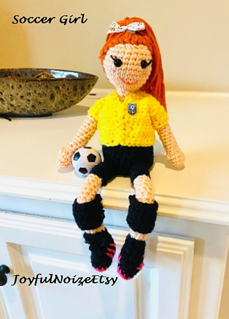 Ravelry: Soccer Football Player Girl pattern by Catherine Hansen