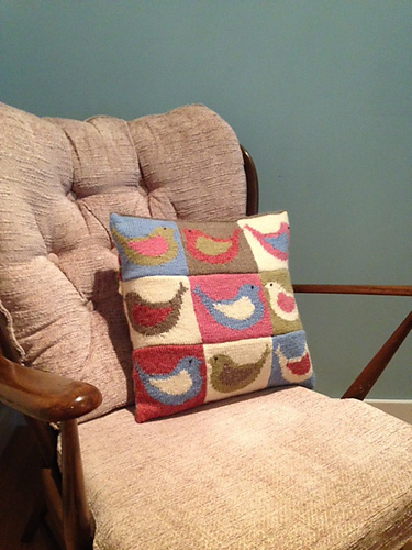Ravelry: Birdy Cushion pattern by Donna Jones Designs