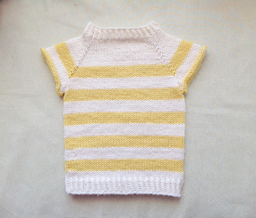 Ravelry: Blank Canvas - Baby Tee for Knit Art pattern by Beth Woodard