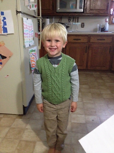 Ravelry: Little Man Vest pattern by Eileen Casey