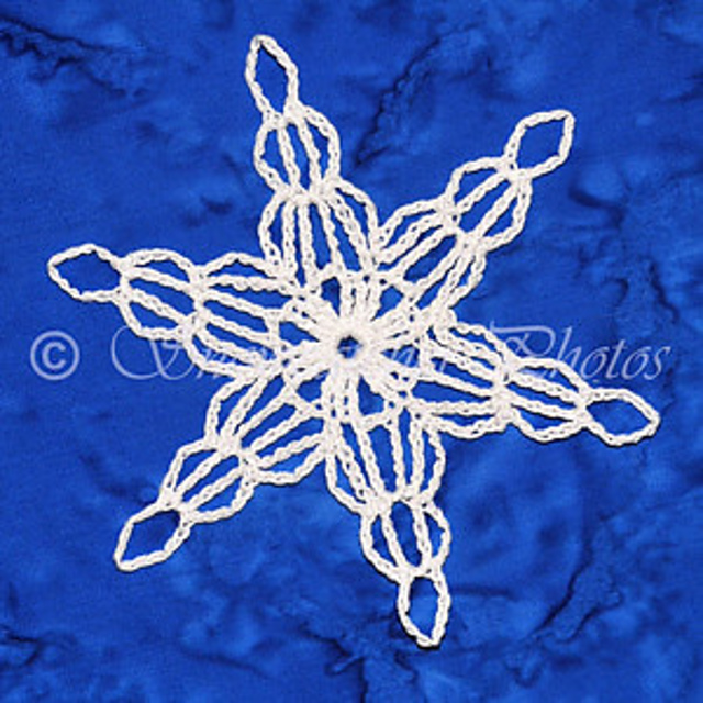 Ravelry: Tower of Chains Snowflake pattern by Deborah Atkinson