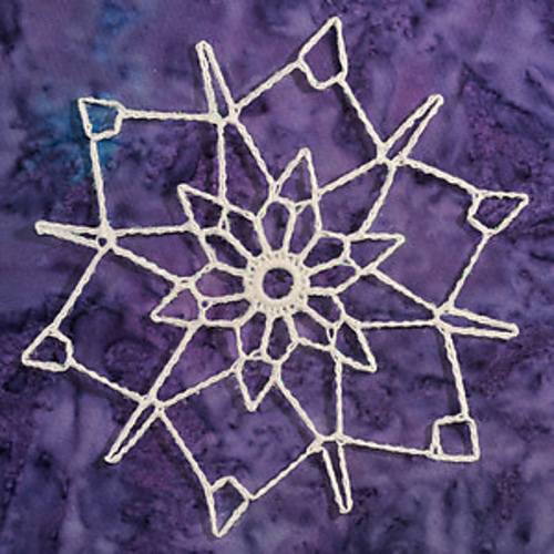 Ravelry: Stained Glass Snowflake pattern by Deborah Atkinson