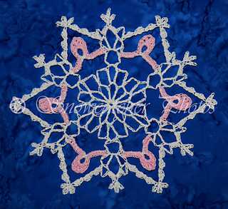 Ravelry: Pink Ribbon Snowflake pattern by Deborah Atkinson
