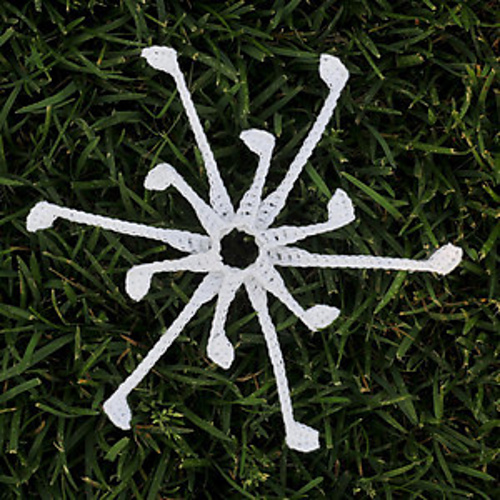 Ravelry: Six Golf Clubs for Dad Snowflake pattern by Deborah Atkinson