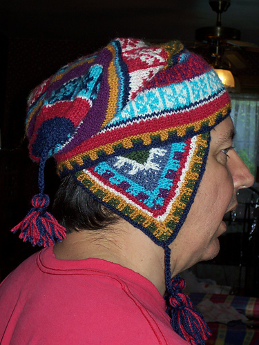 Ravelry: Blossoms Chullo pattern by Shirley A. Scott