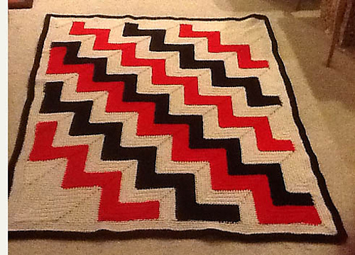 Ravelry: Diagonal Ripple DIY pattern by Judith Russell