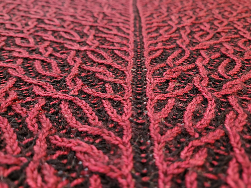 Ravelry: Entwined Queen's Shawl pattern by Julia Decker