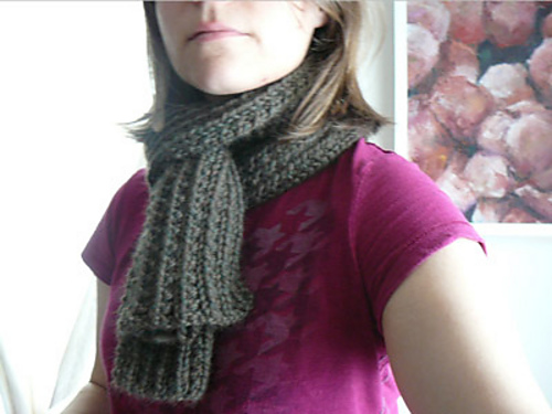 Ravelry: Easiest Farrow Rib Scarf pattern by Diana Troldahl