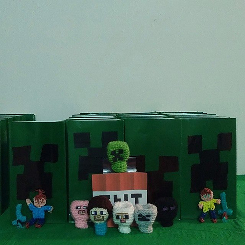 Ravelry: Minecraft Finger Puppets pattern by Greybriar Hollow