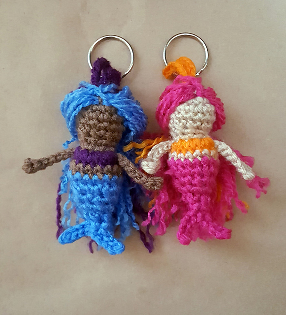 Ravelry: Lil' Sprout Mermaid Keychain pattern by Nakesha Haschke
