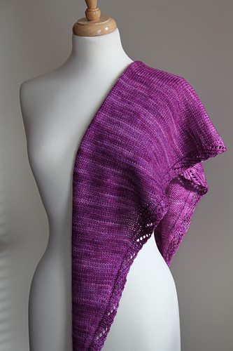 Ravelry: Lacy Lady Shawlette pattern by Michelle Krause