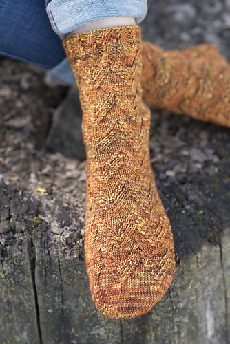 Ravelry: Never Lost Together Socks pattern by Megan Williams