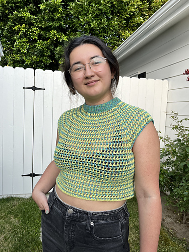Ravelry: Mesh Me Up Raglan pattern by Lindsey Muscarella
