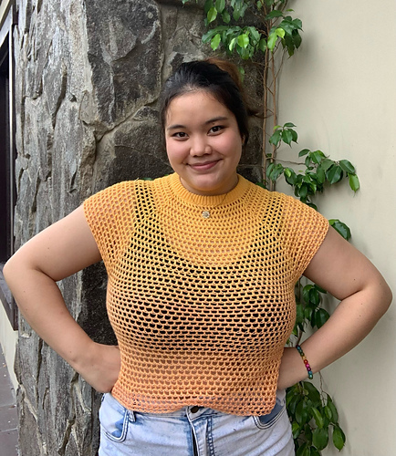 Ravelry: Mesh Me Up Raglan pattern by Lindsey Muscarella