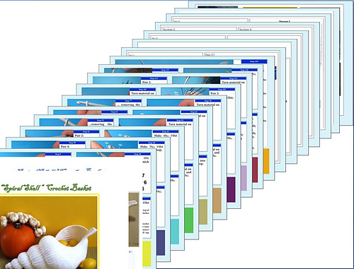 Ravelry: Spiral Shell Basket pattern by Julia SimpleCraftTutorials