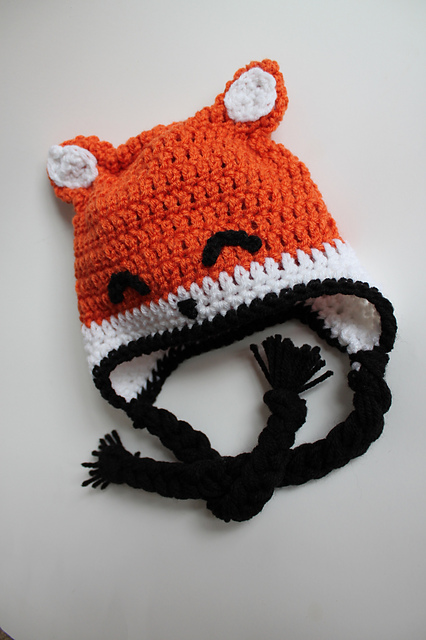 Ravelry: Fox Hat Crochet Pattern pattern by Jennifer Banyay