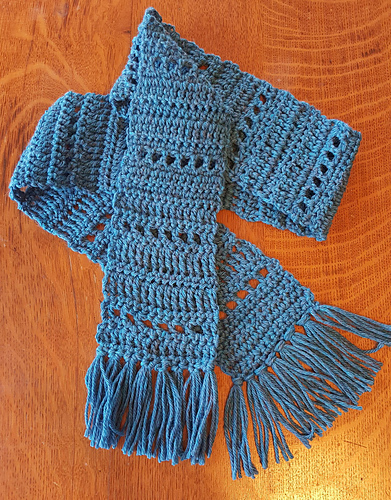 Ravelry: Beginning Crochet Sampler Scarf pattern by Suzanne Hirth