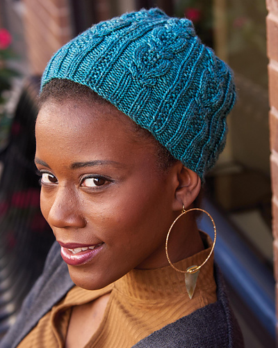 Ravelry: Seaglass Cabled Hat pattern by Melissa Thomson