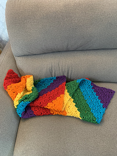 Ravelry: Rainbow Baby Blanket pattern by Courtney Finch