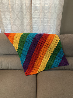 Ravelry: Rainbow Baby Blanket pattern by Courtney Finch
