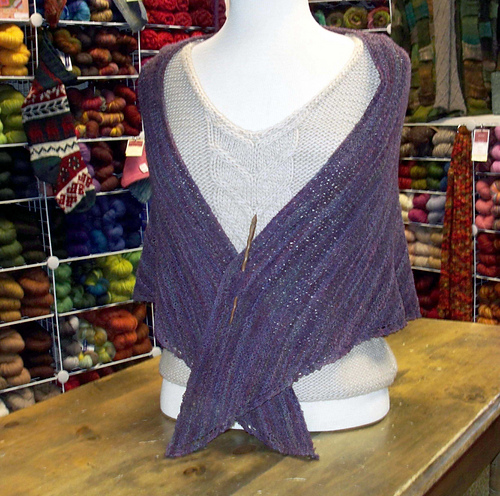 Ravelry: Easy Triangular Shawl pattern by Andra Asars