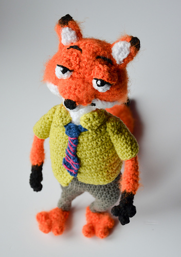 Ravelry: Nick Wilde Zootopia pattern by Kamila Krawka Krawczyk