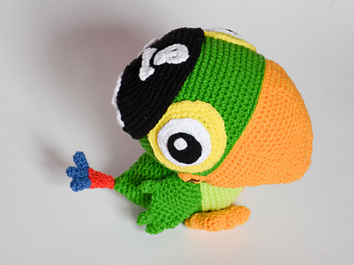 Ravelry: Skully parrot pattern by Kamila Krawka Krawczyk