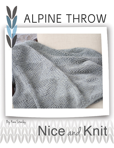 Ravelry: Alpine Throw pattern by Nice and Knit