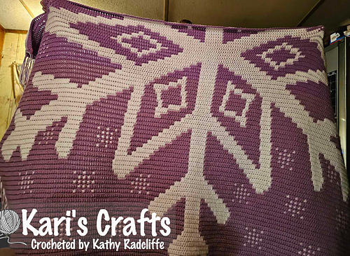 Ravelry: Snowflake 5 Mosaic Afghan pattern by Kari Davies