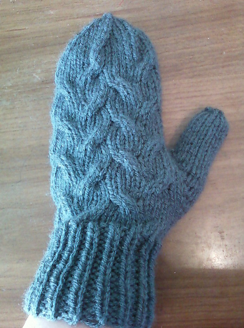 Ravelry: Kari's All-Over Cable Mittens pattern by Kari Davies