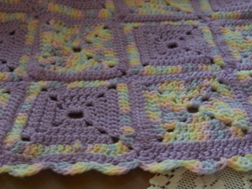 Ravelry: Granny Squares Baby Afghan pattern by Caron Design Team