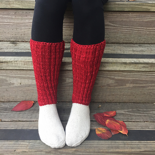 Ravelry: Boot Socks pattern by Kate Atherley