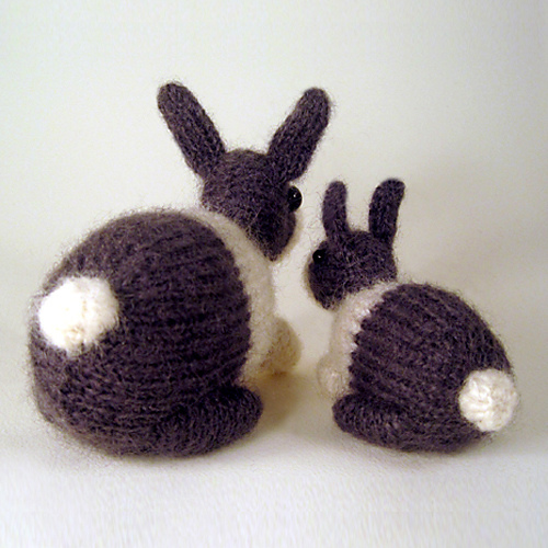 Ravelry: Knitted pet bunny rabbits pattern by Kath Dalmeny