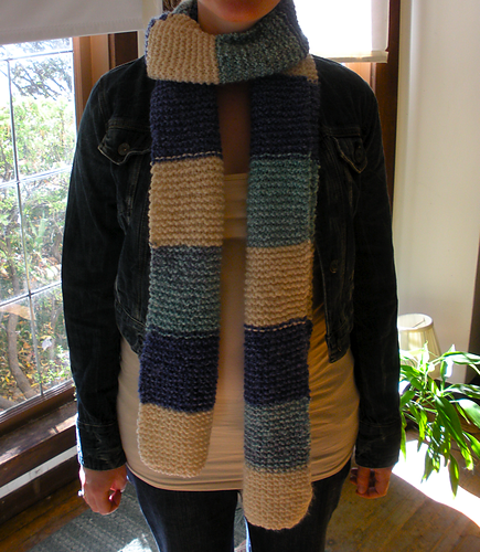 Ravelry: Go-Go Garter Stitch Scarf pattern by Debbie Stoller