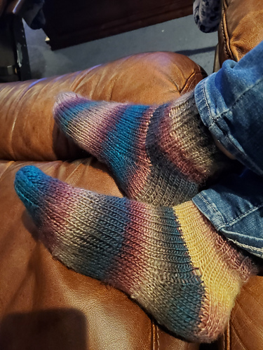 Ravelry: Basic Bitch Beginner Socks pattern by Kari Pedersen