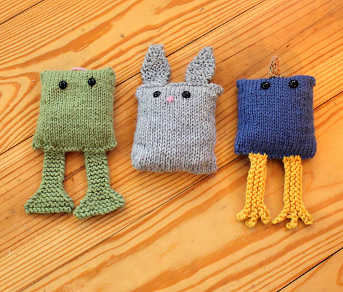 Ravelry: Animal Critter Bean Bags pattern by Katie Startzman