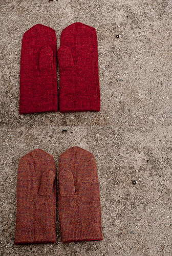Ravelry: Gemini Mittens pattern by Kate Dombrowski