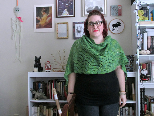 Ravelry: Whitewater Wrap pattern by Amy van de Laar